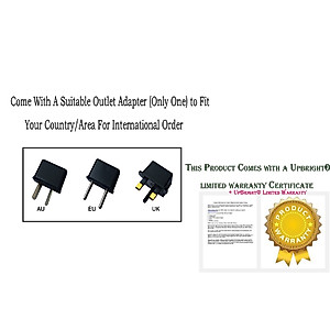 UpBright 12.8V AC Adapter Compatible with HoMedics Therapist Select HHP-715 HHP715 Plus HHP-745 HHP745 Massage Gun Percussion Massager 0.5A Battery Charger Power Supply(Not fits Therapist Select Pro.)