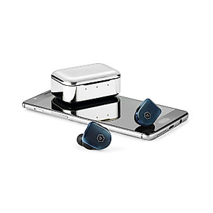Master and Dynamic MW07 Plus True Wireless Earphones - Steel Blue
