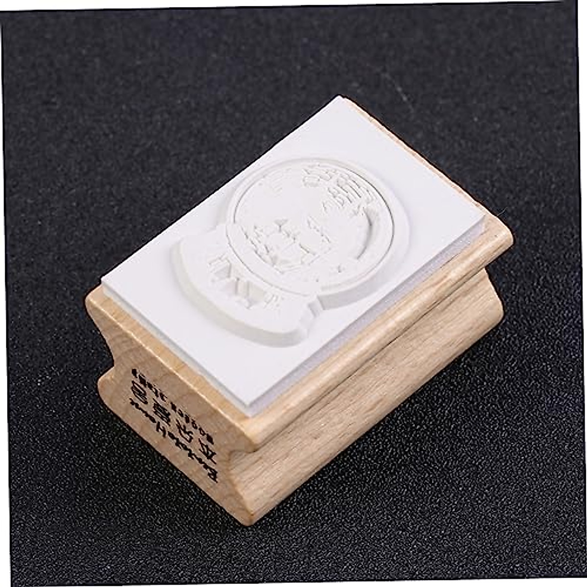 Abaodam Christmas Craft Stamp 3pcs Christmas Sealing Stamp Christmas Bag fillers Holiday Album Stencil Holiday Stamp stampers Party Favors Wooden Stamper die Account Bamboo