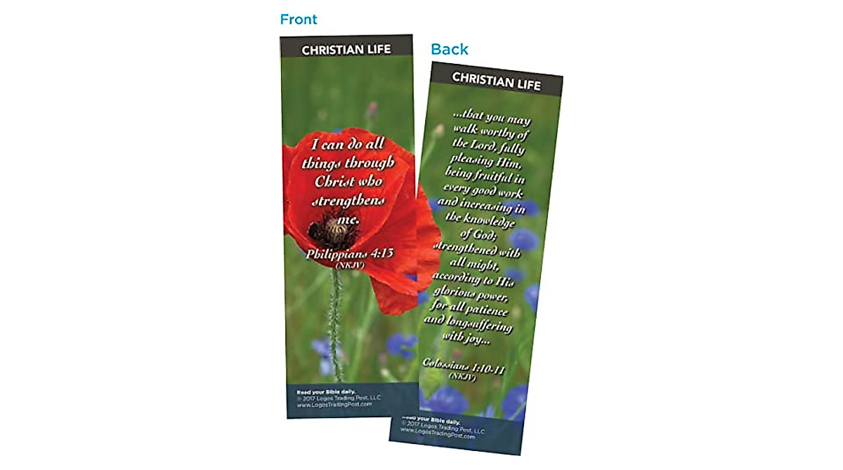 Bookmark Scripture Cards - 100 Colorful Bible Memory Verses to Inspire