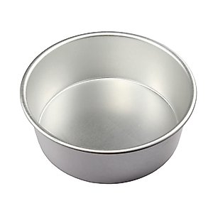 Deep Cake Pan Set Aluminum Alloy Round Baking Pans,One-piece Molding & Deep Side, Oven & Dishwasher Safe (12inch)