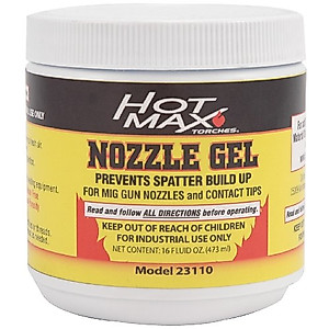 Hot Max 23110 Anti-Spatter Nozzle Gel, 16-Ounce