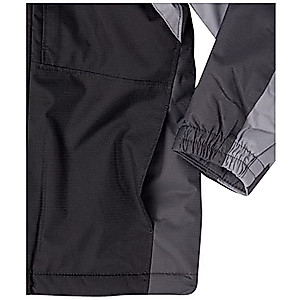 Under Armour Boys' Westward 3-in-1 Jacket, Removable Hood & Liner, Windproof & Water Repellant, Black Gray Block, 6