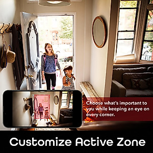 Geeni LOOK Indoor Smart Security Camera, 1080p HD Surveillance with 2-Way Talk and Motion Detection, Works with Alexa and Google Assistant, No Hub Required (1 Pack)