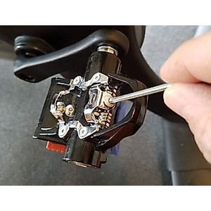 Fit 5 Indoor Exercise Spin Bike Pedal for SPD & Delta with Removable Sneaker Platform - Toe Clips/Cleats - Peloton Pedals for All Shoes - Toe Cages for Peloton & Exercise Pedal. NOT for Outdoor Bike