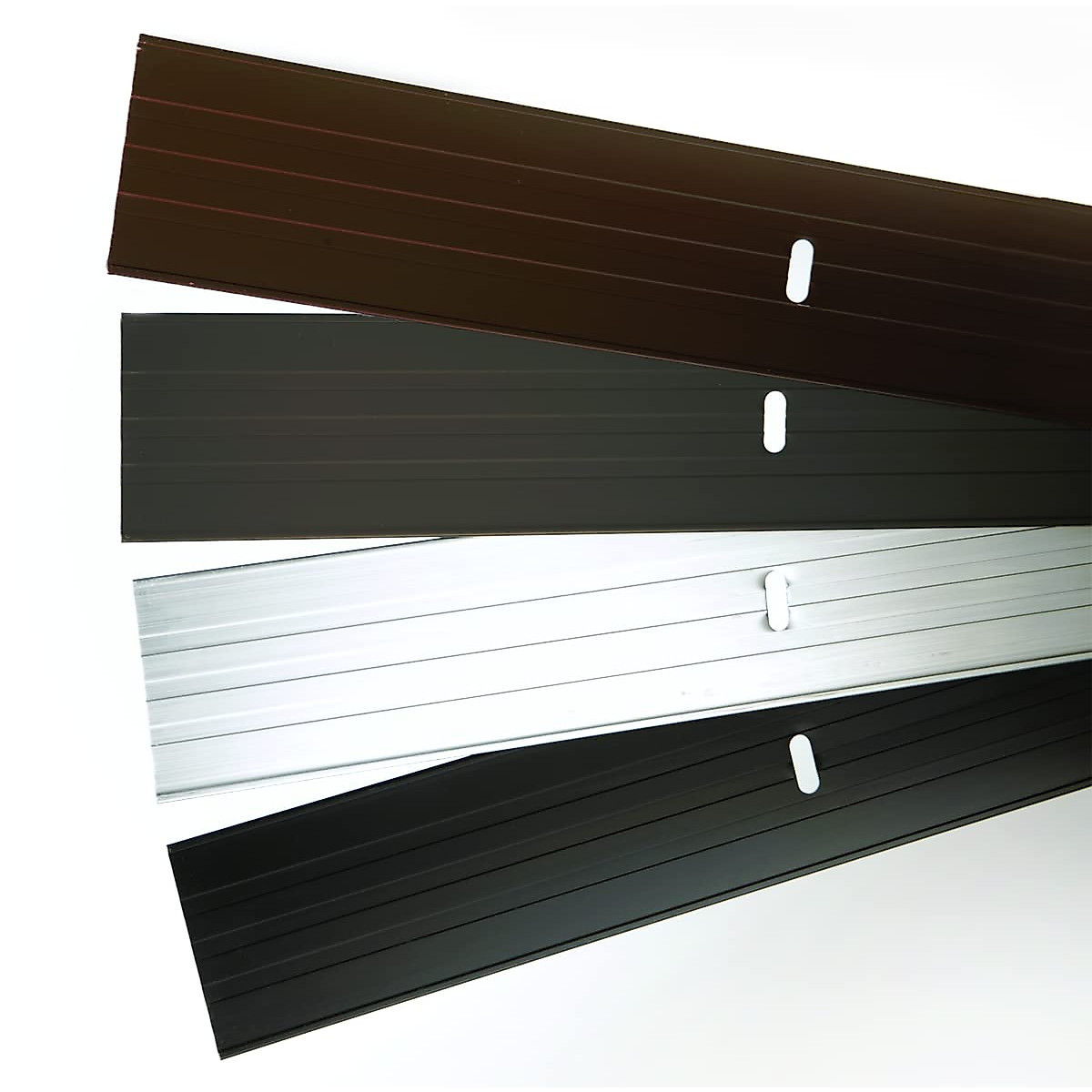 EasyFlex Aluminum Landscape Edging Project Kit, 8 Metal Garden Edging Pieces with Spikes, 48 feet, Mill