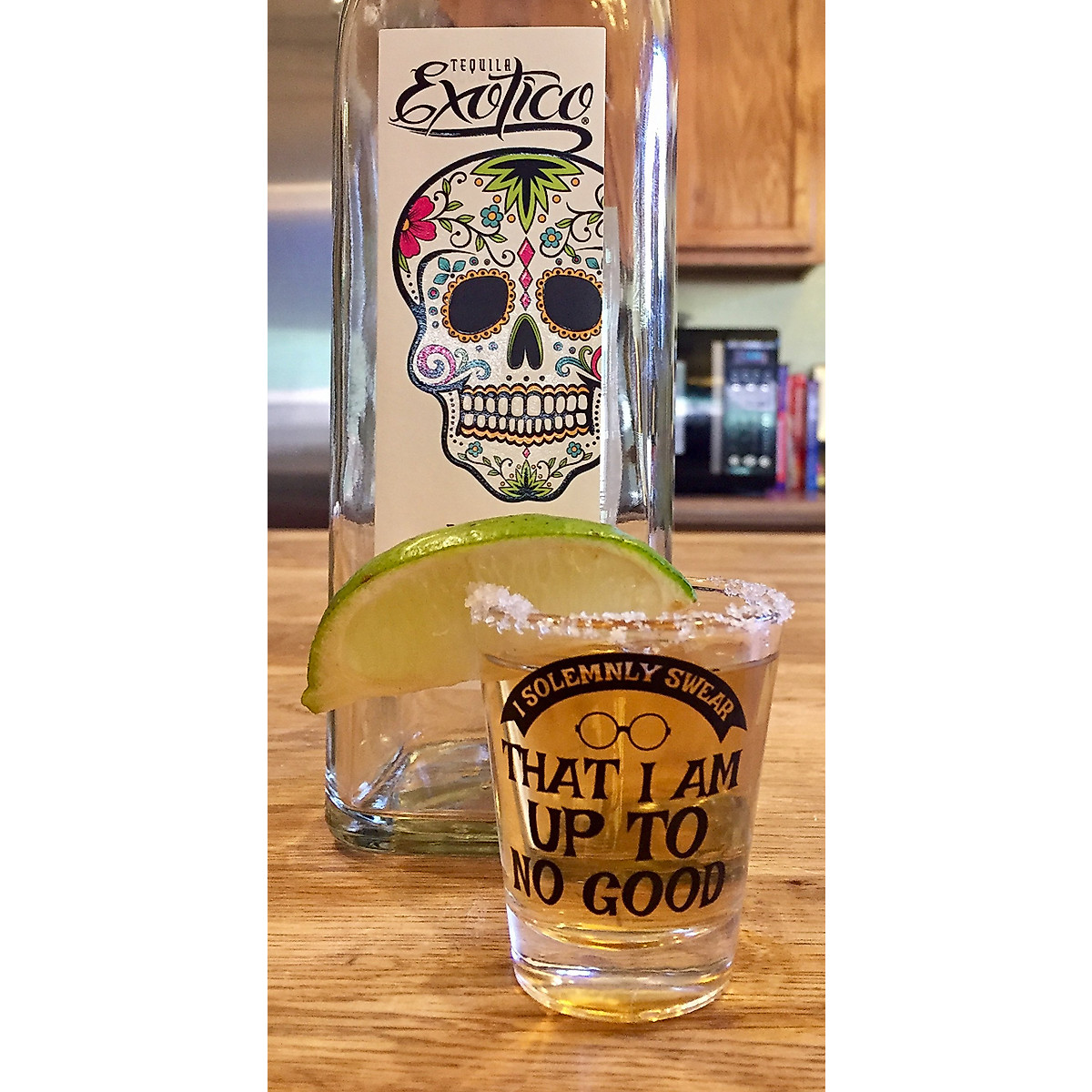 GO FROZEN Inspired by Harry Potter Shot Glass-I Solemnly Swear-Mischief Managed