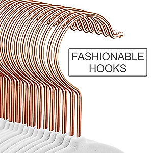 BAGAIL Pack of 100 Velvet Hangers