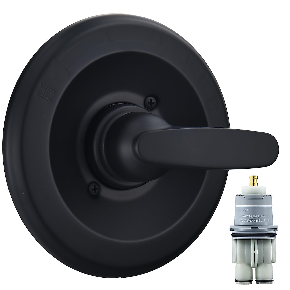 Replacement for Delta Classic 13 Series Single-Function Trim Kit, T13010 Shower Handle, Fit Delta Shower Valve R10000 Series, Matte Black (Cartridge Included)