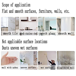 1 Roll Kitchen Sticker Wallpaper, Kitchen Sticker Self Adhesive Kitchen Foil Sticker Oil and Waterproof Cooktop Sticker Suitable for Cabinet countertops and Drawer Liner Shelves. 15.7x118in