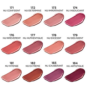 L’Oréal Paris Colour Riche Les Nus Lipstick, Nu Exuberant, 0.13 Oz.
