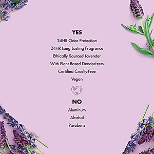 Love Beauty And Planet Deodorant, Argan Oil and Lavender, 2.95 Oz