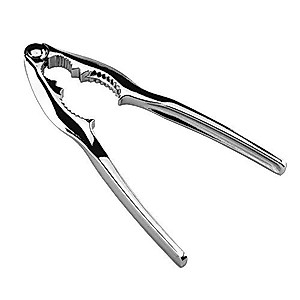 HQGOODS Seafood Tools Set Nut Cracker of 12 Pieces with 6 Lobster Crab Crackers and 6 Seafood Forks/Picks with Storage Bag perfect for home,party,picnic,dating