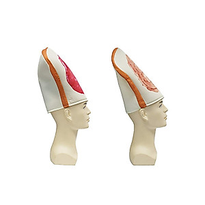 EraSpooky Couple Halloween Costume Bread Slices Peanut Butter and Jelly Adults Cosplay Party Funny Food Mascot (Only a Pair of Hats)