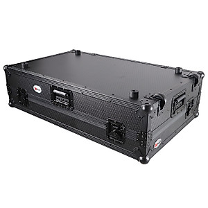 ProX XS-XDJXZWLTBL ATA Flight Case ATA Flight Case For Pioneer XDJ-XZ DJ Controller with Laptop Shelf 1U Rack Space and Wheels - Black