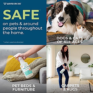 Wondercide - Flea, Tick & Mosquito Spray for Dogs, Cats, and Home - Flea and Tick Killer, Control, Prevention, Treatment - with Natural Essential Oils - Pet and Family Safe - Cedarwood 32 oz