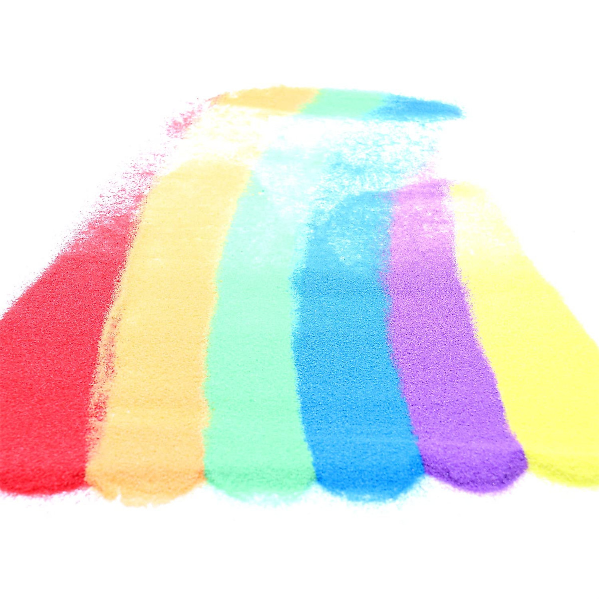 Colorful Sand Art Sand, 7.5 Pounds of Colored Sand, 6 Jars (1.25 lb. each) Non-Toxic Arts and Crafts Sand for Children’s Projects, Wedding Unity Ceremony, Baby Showers, Sand Art Bottles, DIY Drawing