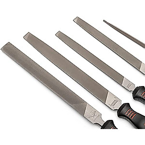 Nicholson Crescent 5 Pc General Purpose File Set with Ergonomic Handles - 22040HNNN