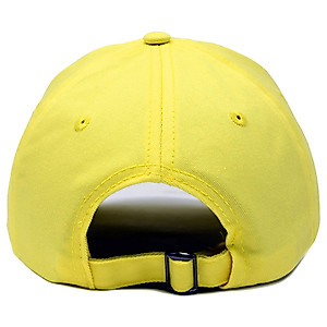 DALIX Smile Baseball Cap Smiling Face Happy Dad Hat Men Women Teens in Yellow