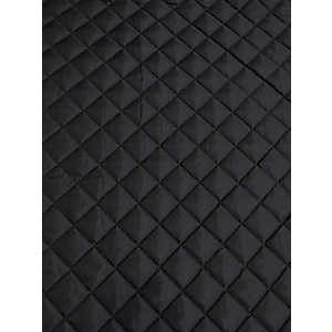 Quilted Polyester Batting Fabric - Black - 58"/60" Width Sold by The Yard