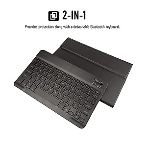 Backlight Keyboard Case for Samsung Galaxy Tab S6 10.5 inch 2019,Slim Stand Cover Lightweight Case with Magnetically Detachable Wireless Keyboard for Galaxy Tab S6 10.5 inch 2019 SM-T860/T865 (Black)
