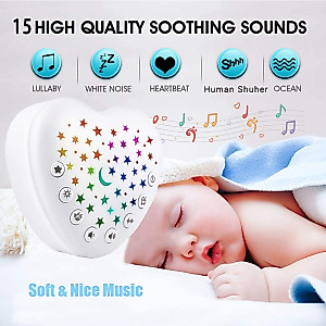 Cry Activated Sensor Toys, Olele Baby Sleep Soothers, Baby Sound Machine Toys, Night Light Soother, Baby Girl & Baby Boy Gifts for Shower & Registry, Baby Nursery Soother for Infant (Owl)