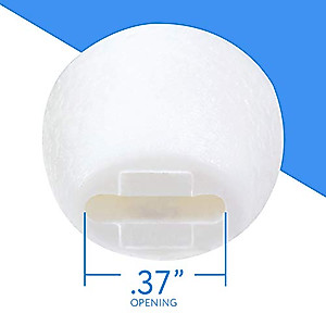 IMPRESA Kitchen Sink Rack Feet 16 Pack in White, Replacement for Kohler Rack Feet for Part 84544-0 Compatible with Kohler Kitchen Sink Racks, Premium Quality Durable Feet for Long Lasting Stability