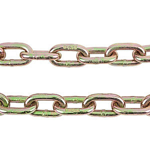 Mytee Products 5/16" Grade 70 Chain and Binder Kit | Includes (4) 5/16" - 3/8" Ratchet Load Binder & (4) 5/16" x 12' G70 Transport Chain w/Grab Hooks | 4700 lbs WLL for Flatbed Truck Trailer Tie Down