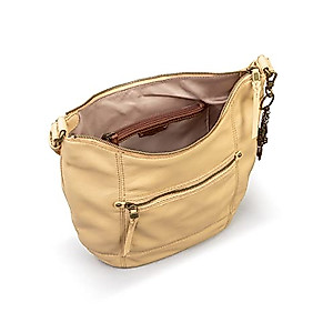 The Sak womens Leather, & Silhouette, Sequoia Hobo Bag in Leather Soft Slouchy Silhouette Timeless Elevated Design, Buttercup Ii, One Size US