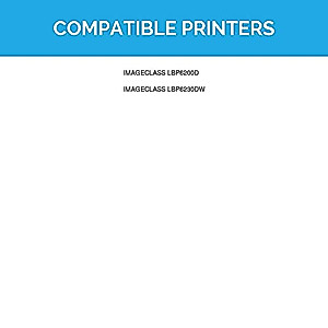LD Products Compatible Toner Cartridge Replacement for Canon 126 CRG-126 3483B001 (Black, 5-Pack) Compatible with ImageClass LBP6200d & LBP6230dw
