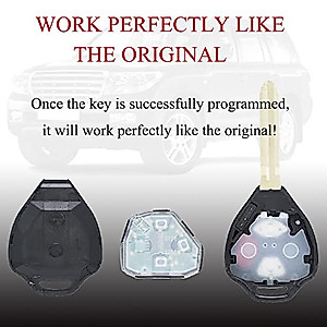 Key Fob Remote Replacement Fits for Scion XB 2008 2009 2010 2011 2012 2013/Toyota Rav4 2006 2007-2010 HYQ12BBY Keyless Entry Remote Control 89070-42660 89070-42670 89070-12380 4D67 Chip(Pack of 2)