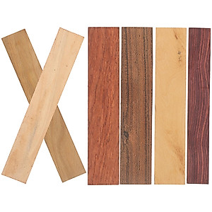 SEWOART 6 Pcs Replacement Wood Planks Textured Wooden Boards for Garden Bench and Furniture Projects Ideal for Crafting and Repairing Outdoor Seating