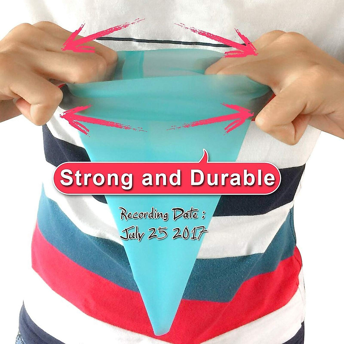 Weetiee D Silicone Pastry 3 Sizes Reusable Piping Baking Cookie Cake Decorating Bags (12’’+14’’+16’’)-6 Pack-Bonus 6 Icing Couplers