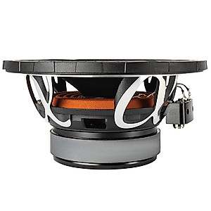 Alphasonik 1 Pair of VCA654 VENUM PRO Series 6.5" 1400 Watts Max 350 Watts RMS Mid-Range Car Audio Speaker 4-Ohm Proprietary Grille, Cast Basket, Cloth Surround, Non Pressed Paper Cone, Ferrite Magnet