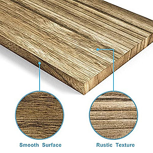 Alsonerbay Floating Shelves Wall Shelves for Bedroom Living Room, Wall Mounted Bathroom Shelves Decor Shelf Set of 2