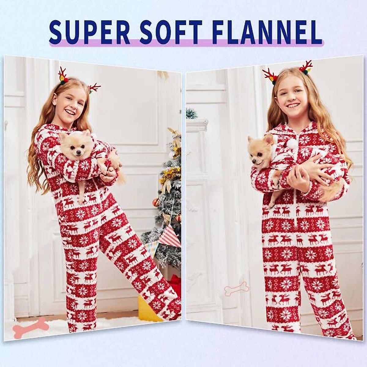 Christmas Pet Clothes with Hat,Soft Fleece Warm Hoodie Sweater Elastic,Suitable for Clothes Outfit for Puppy Small Dogs Cats（Grey,XXXX-Large）