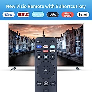 XRT260 Replacement Voice Remote Control for Vizio V-Series M-Series P-Series 4K HDR Smart TV，Compatible with Vizio TV V435-J01 V505-J01 M43Q6-J04 M50Q6-J01 M50Q7-J01 P65Q9-J01 P75Q9-J01 P85QX-J01