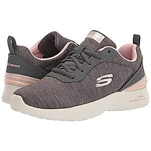 Skechers Sport Women's Women's Skech-AIR Dynamight Sneaker, CCPK=Charcoal/Pink, 5.5