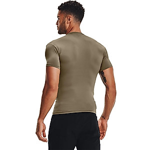Under Armour Men's HeatGear Tactical Compression Short-Sleeve T-Shirt, Federal Tan (499), X-Small