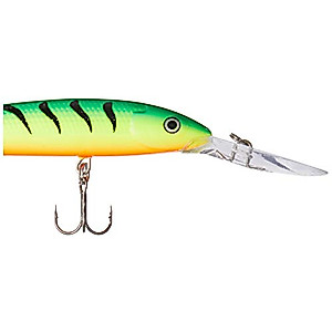 Rapala Down Deep Husky Jerk 10 Fishing lure, 4-Inch, Firetiger