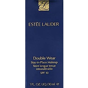 Estee Lauder Double Wear Stay-in-Place Makeup | 24-Hour Wear, Flawless, Natural, Matte Foundation for All Skin Types | Waterproof and SPF 10 | Shade: 3C2 Pebble - Cool / Rosy Undertone | 1 oz