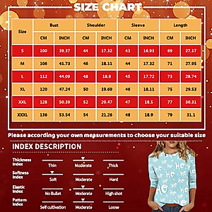 Christmas Shirts for Women Long Sleeve Christmas Shirt Women Merry and Bright Pullover Christmas Graphic T Shirts Xmas Long Sleeves Tops Red 3X-Large