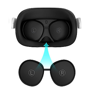 Gwyoneaon Protective Cover for Oculus/Meta Quest 2 Accessories, Silicone Controllers Grip Cover Protector, Soft Shell Skin with Face Cover and Lens Cover (Black)