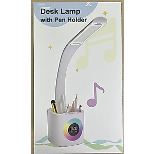 Desk Lamps for Home Office, Architect Desk Lamp with Clamp, LED Desktop Lamp Dimmable, Bright Office Lighting, 9W Modern Desk Lamp for Monitor (Black)