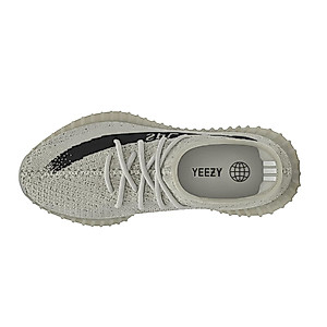 adidas Mens Yeezy Boost 350 V2 Lace Up Sneakers Shoes Casual - Grey - Size 7 M