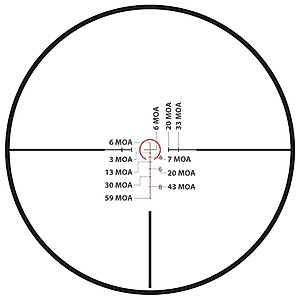 Monstrum G2 1-4x24 First Focal Plane FFP Rifle Scope | ZR305 H-Series Offset Scope Mount | Bundle