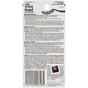 Maybelline New York Lash Sensational Curvitude Washable Mascara, Blackest Black, 0.33 fl. oz.
