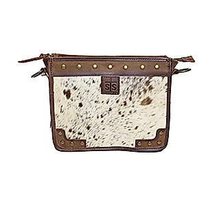 STS Ranchwear Women's Cowhide Mae Durable Leather Casual Crossbody Bag with Adjustable & Removable Strap