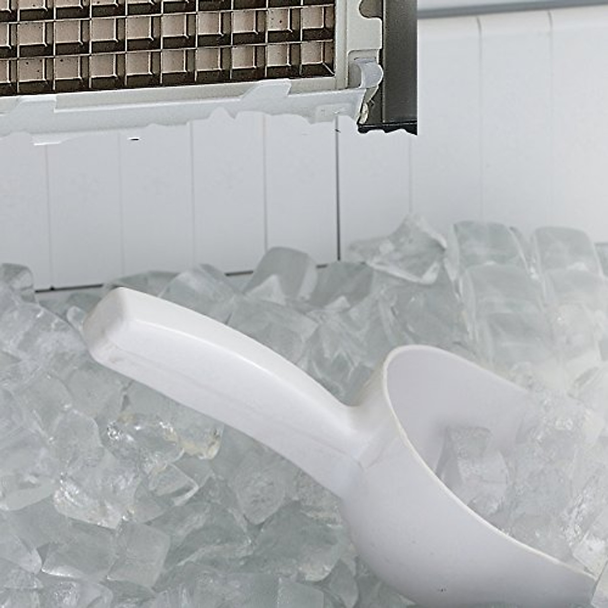 DUURA DI50 60Lb Premium Energy Star Clear Ice Cube Maker Machine for Built-in Undercounter or Freestanding Household Residential or Commercial Use, 15 Inch Wide, Silver