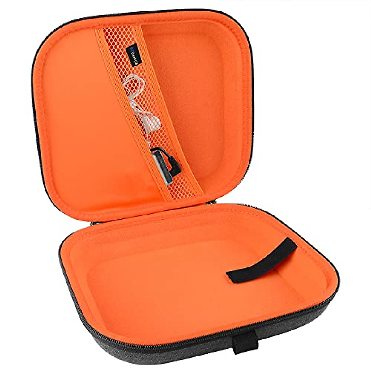 Geekria Shield Headphones Case Compatible with Bang & Olufsen Beoplay H95, H9 3rd Gen, H9i, H8, H8i, H6 Case, Replacement Hard Shell Travel Carrying Bag with Cable Storage (Dark Grey)